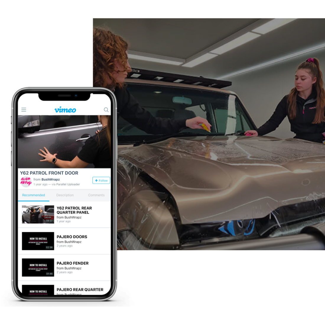 BushWrapz - DIY Paint Protection Film Ki